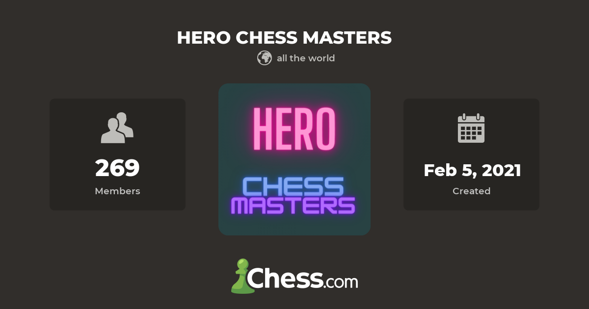 HERO CHESS MASTERS - Chess Club - Chess.com