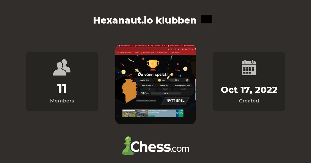 Hexanaut.io klubben - Chess Club - Chess.com