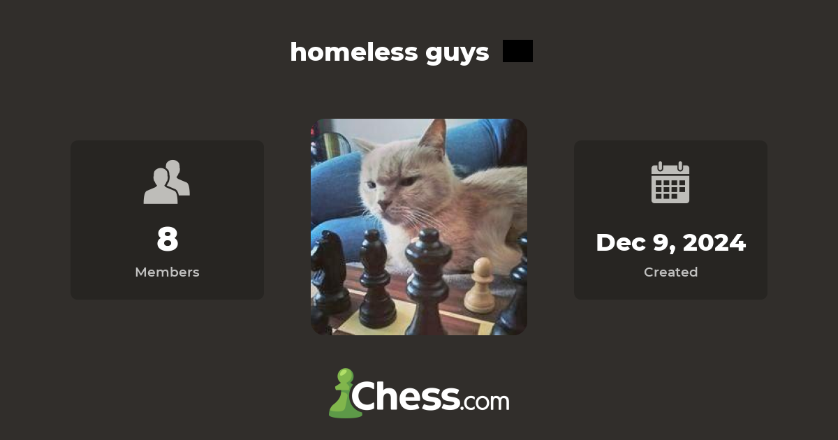 homeless guys - Chess Club - Chess.com