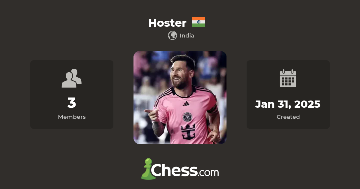 Hoster - Chess Club - Chess.com
