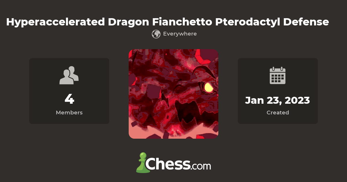Hyperaccelerated Dragon Fianchetto Pterodactyl Defense - Chess Club ...