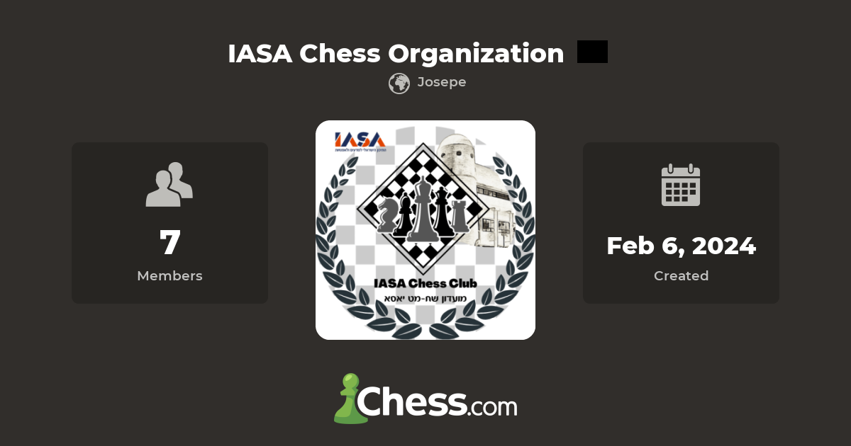 IASA Chess Organization - Chess Club - Chess.com