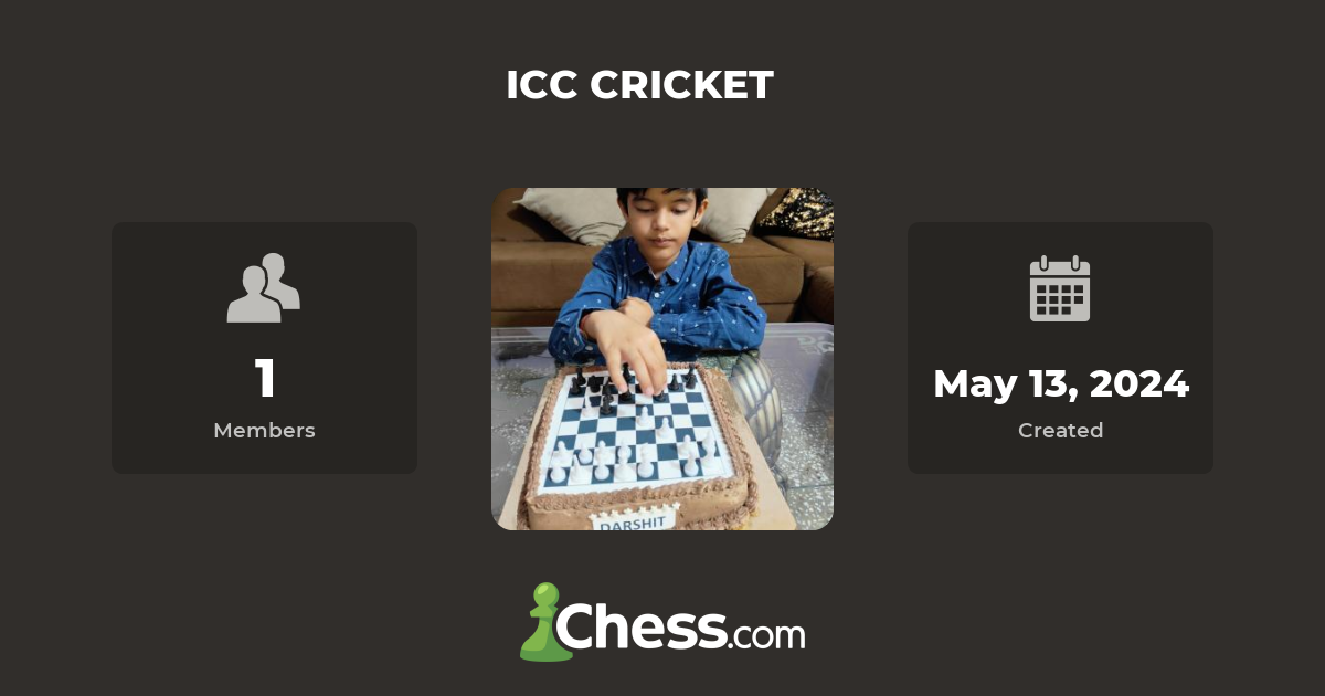 ICC CRICKET - Chess Club - Chess.com