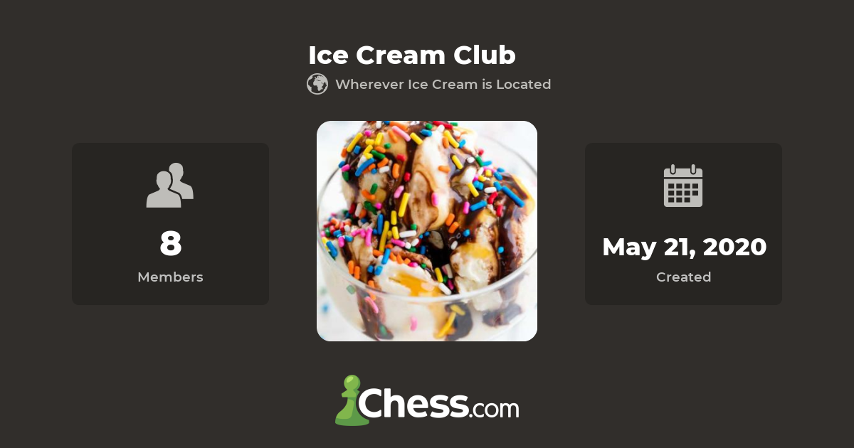 Ice Cream Club - Chess Club - Chess.com
