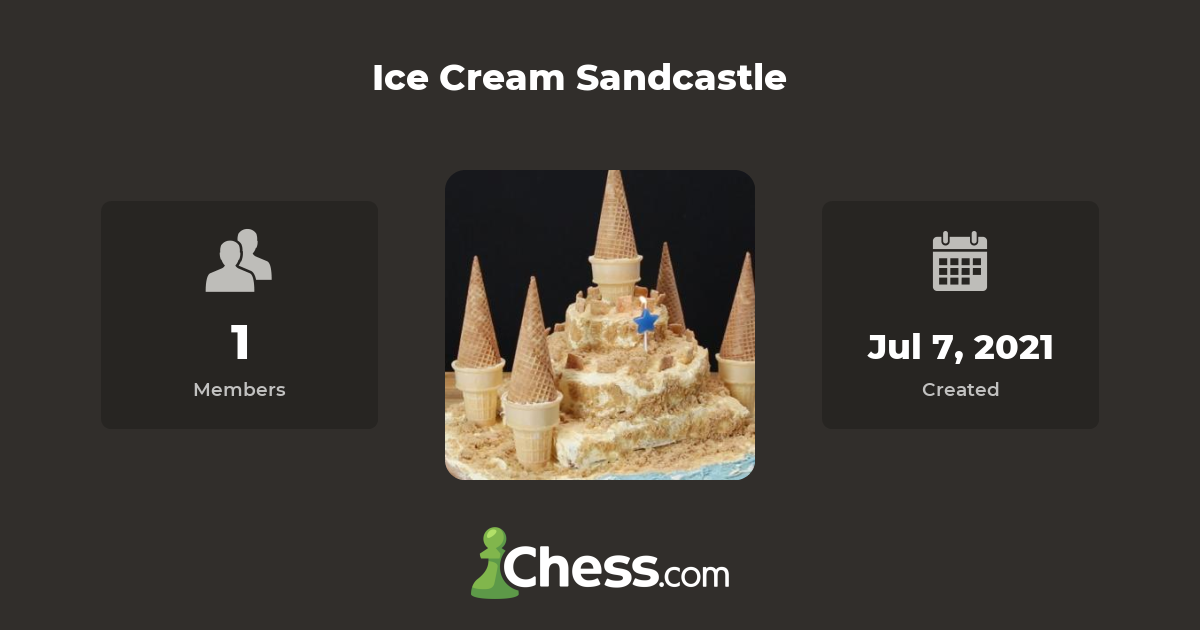 Ice Cream Sandcastle - Chess Club - Chess.com