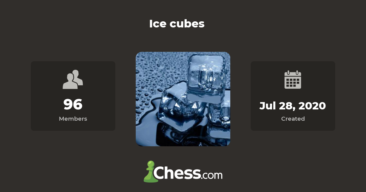 Ice cubes - Chess Club - Chess.com