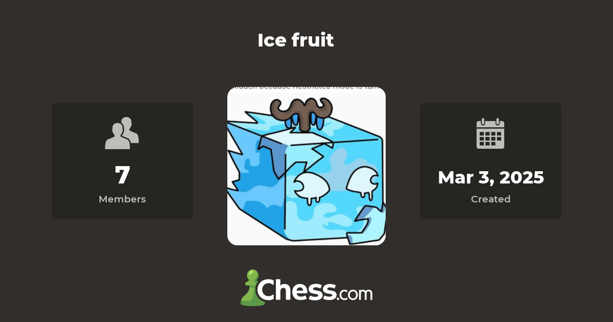 Ice fruit - Chess Club - Chess.com