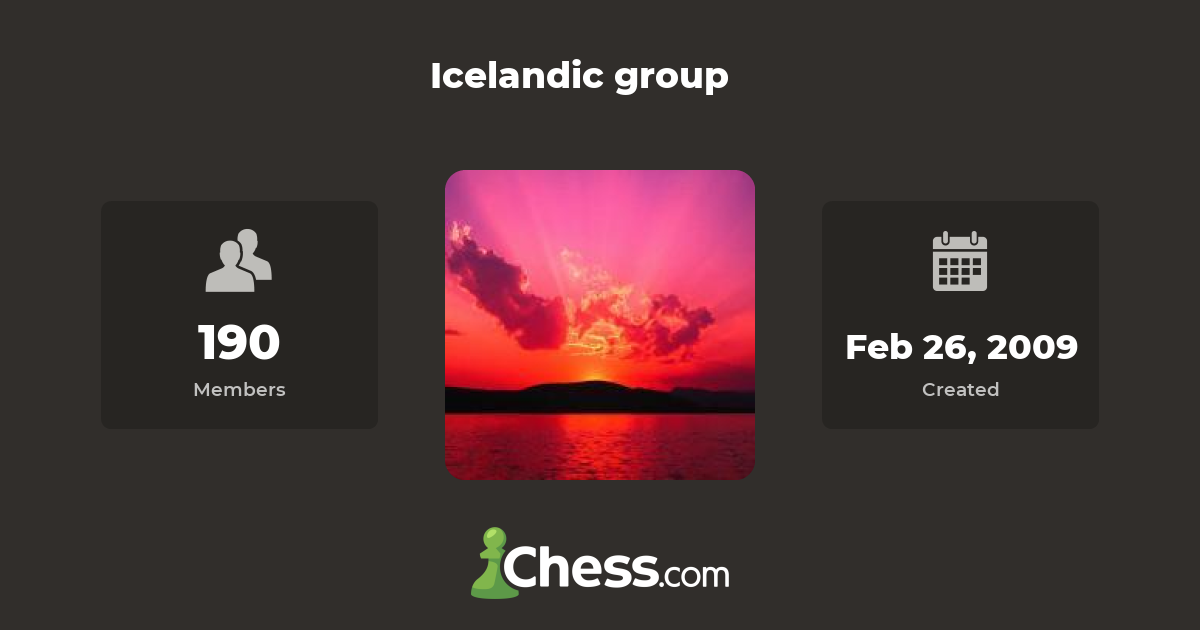Icelandic group - Chess Club - Chess.com