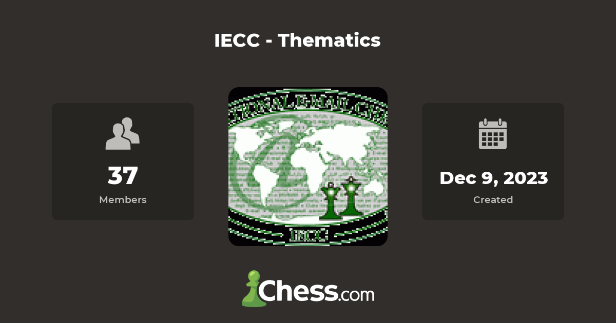 IECC - Thematics - Chess Club - Chess.com