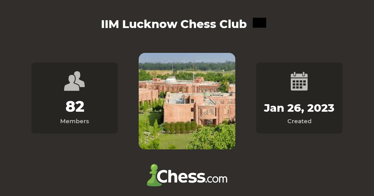 IIM Lucknow Chess Club - Chess Club - Chess.com