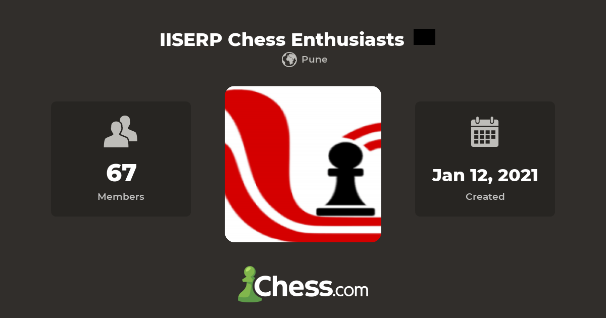 IISERP Chess Enthusiasts - Chess Club - Chess.com