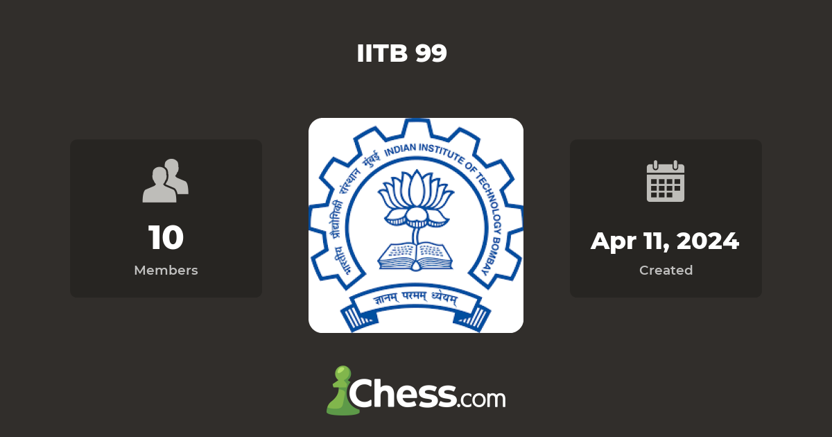 IITB 99 - Chess Club - Chess.com