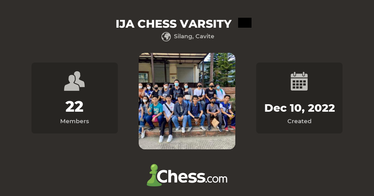 IJA CHESS VARSITY - Chess Club - Chess.com