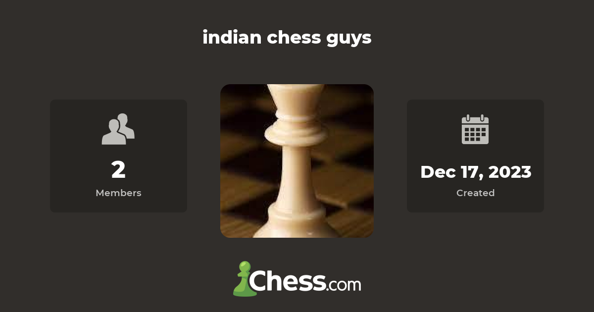indian chess guys - Chess Club - Chess.com