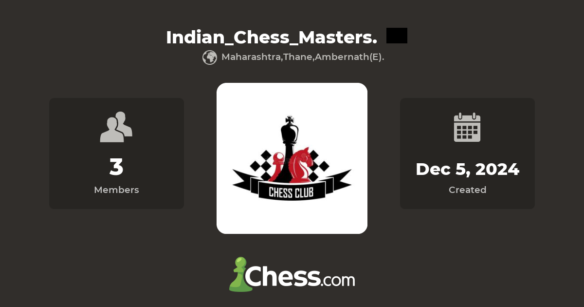 Indian_Chess_Masters. - Chess Club - Chess.com
