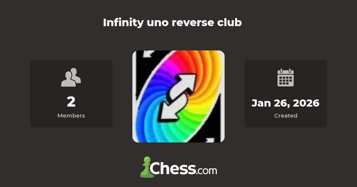 Infinity uno reverse club - Chess Club - Chess.com