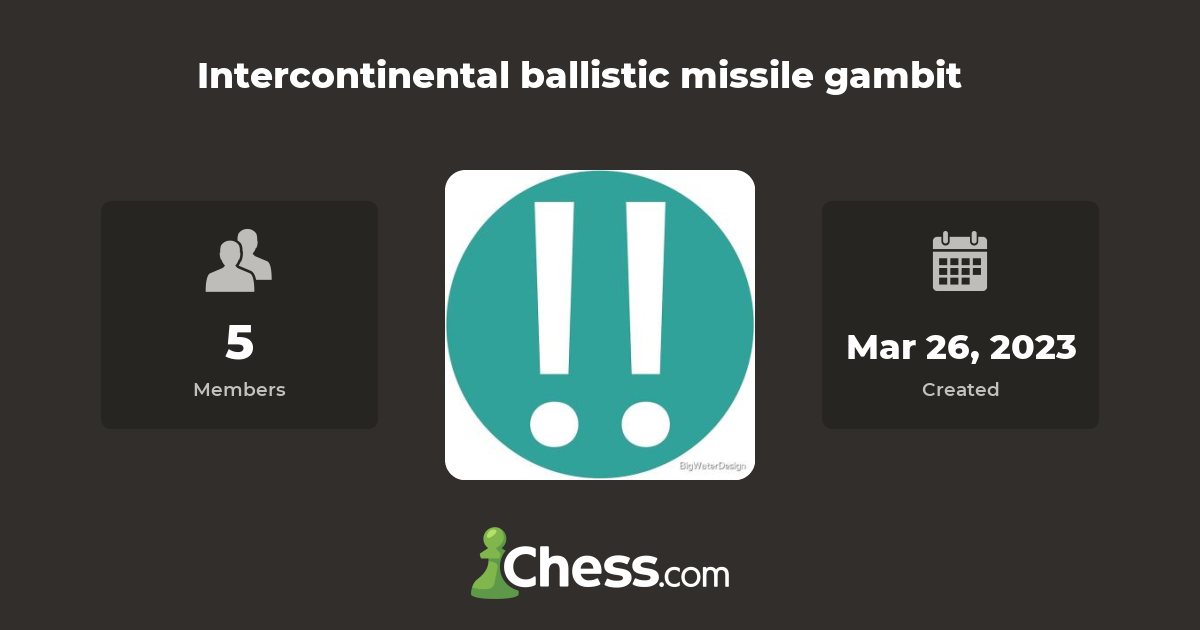 Intercontinental ballistic missile gambit - Chess Club - Chess.com