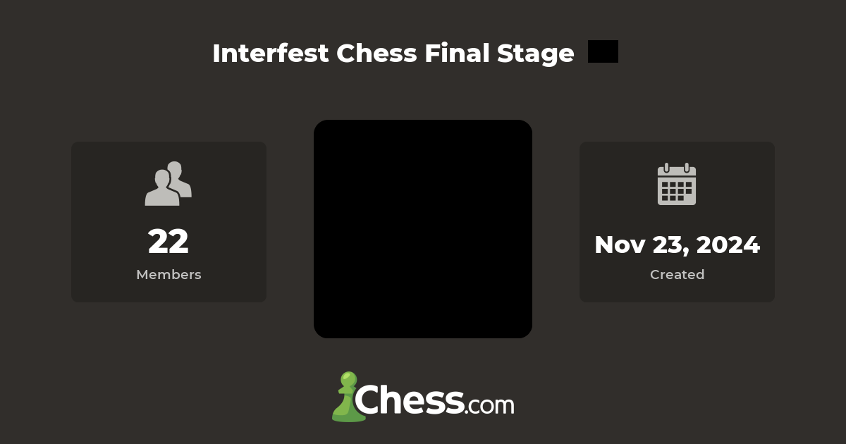 Interfest Chess Final Stage - Chess Club - Chess.com