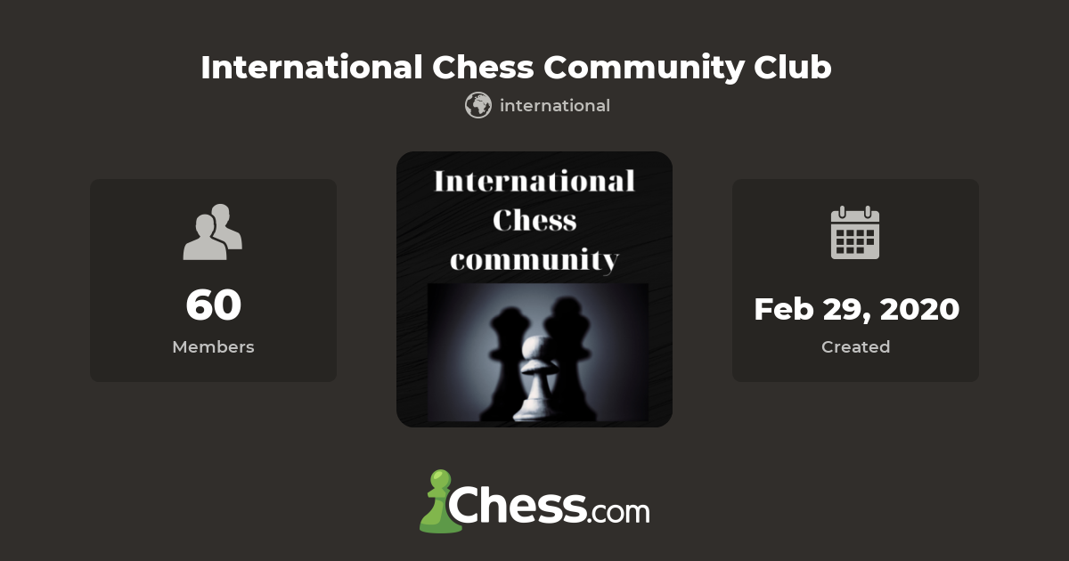 International Chess Community Club - Chess Club - Chess.com