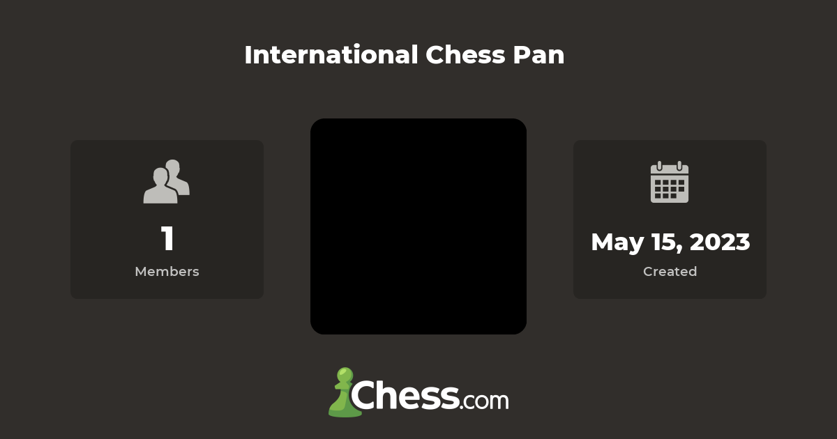 International Chess Pan - Chess Club - Chess.com