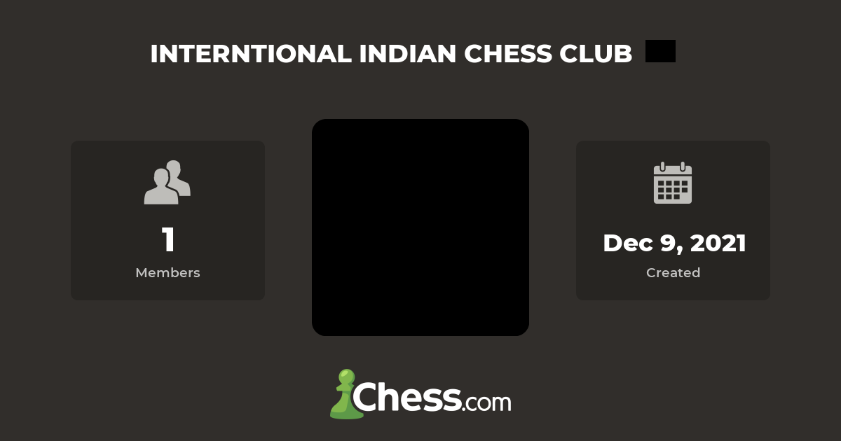 INTERNTIONAL INDIAN CHESS CLUB - Chess Club - Chess.com