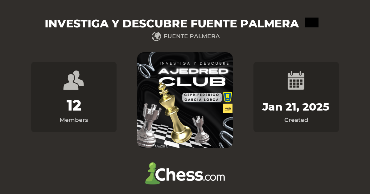 INVESTIGA Y DESCUBRE FUENTE PALMERA - Chess Club - Chess.com