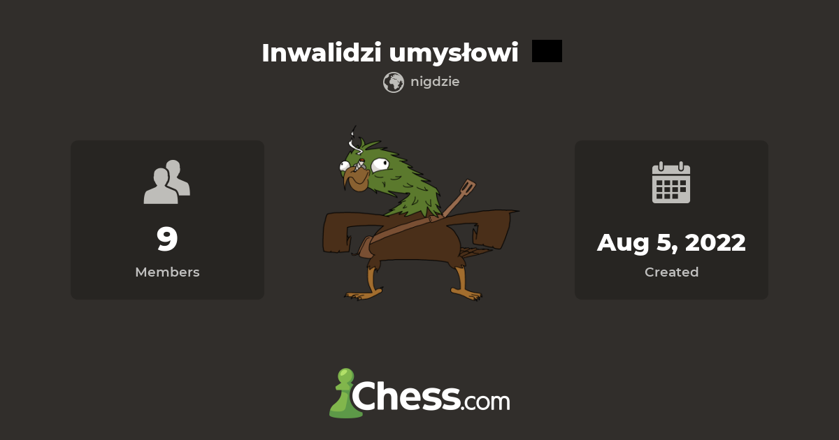 Inwalidzi umysłowi - Chess Club - Chess.com