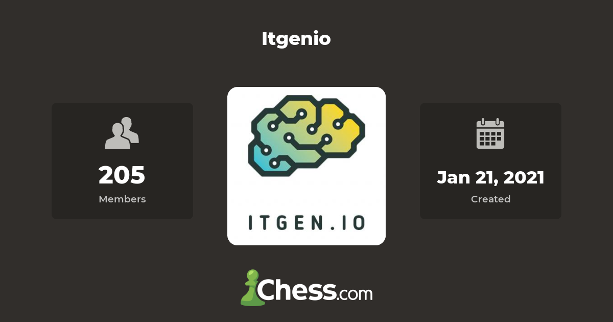 Itgenio - Chess Club - Chess.com