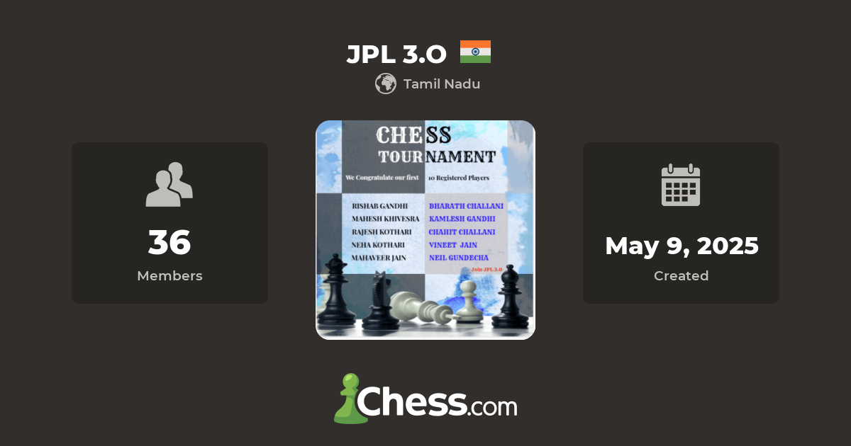JPL 3.O - Chess Club - Chess.com