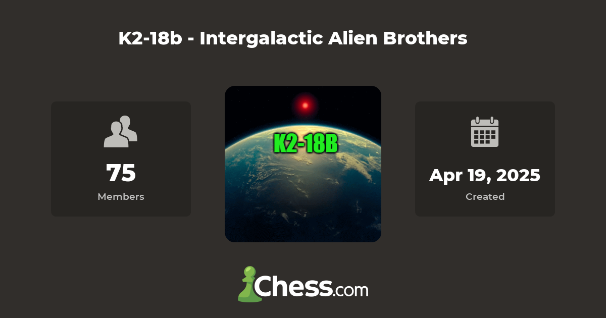 K2-18b - Intergalactic Alien Brothers - Chess Club - Chess.com