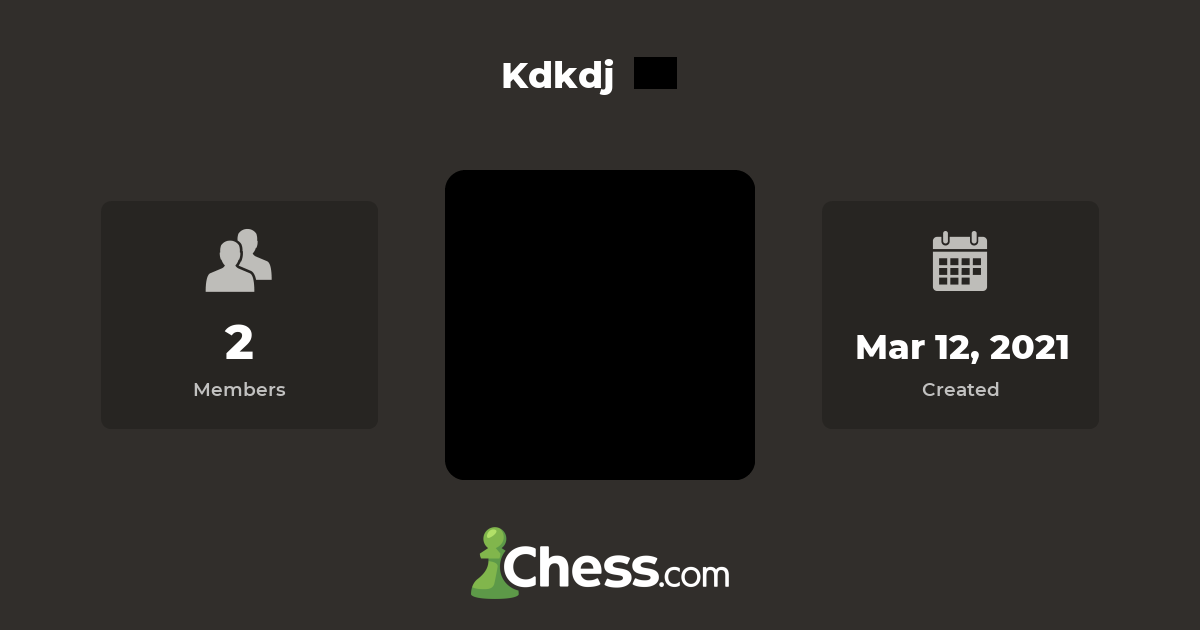 Kdkdj - Chess Club - Chess.com
