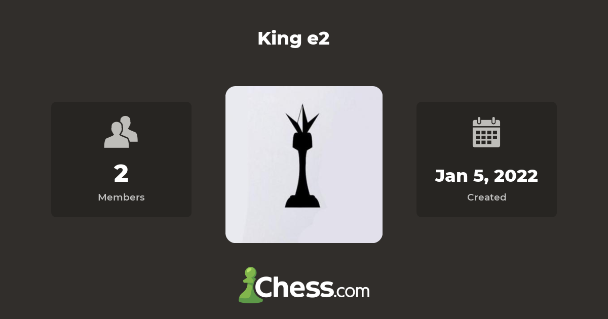 King e2 - Chess Club - Chess.com