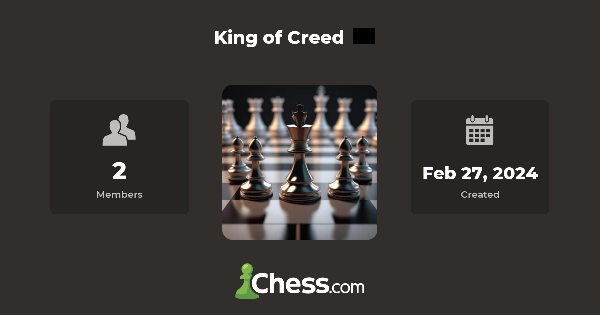 King of Creed - Chess Club - Chess.com