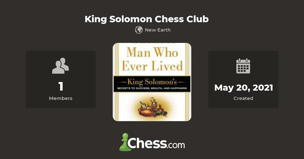 King Solomon Chess Club - Chess Club - Chess.com