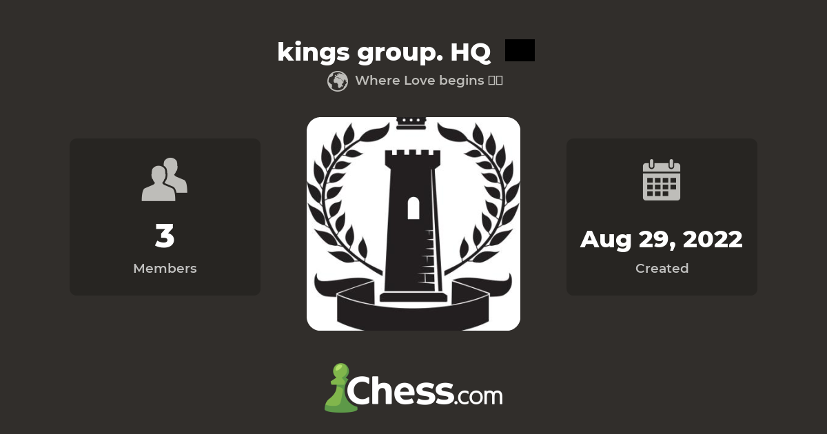 kings group. HQ - Chess Club - Chess.com