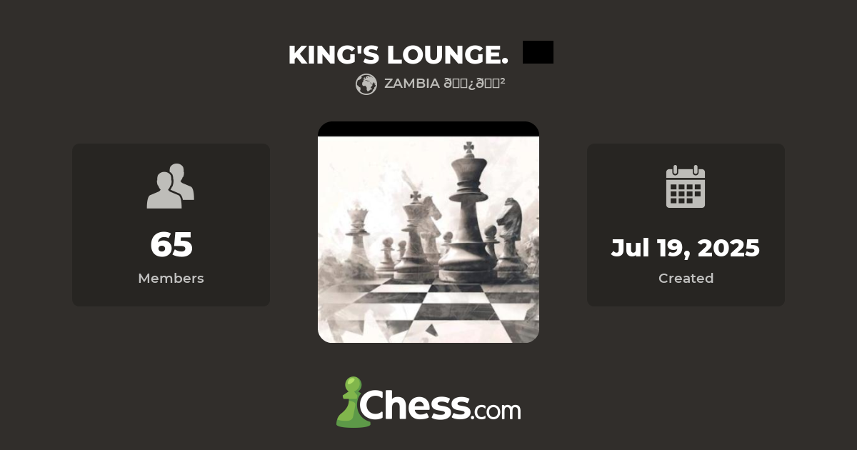 KING'S LOUNGE. - Chess Club - Chess.com