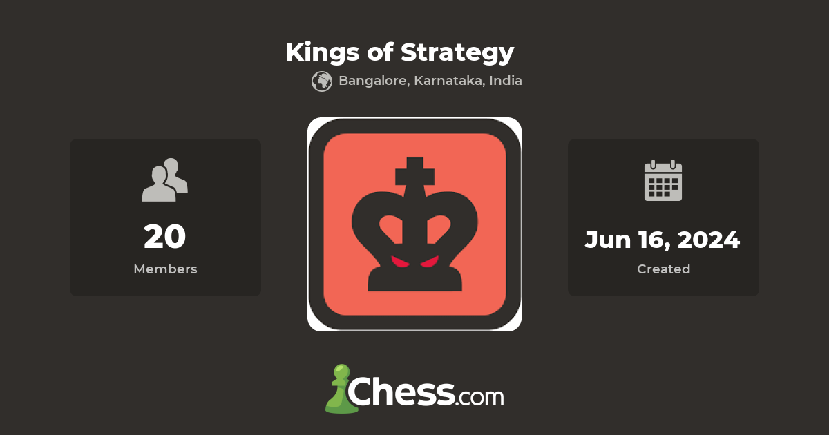 Kings of Strategy - Chess Club - Chess.com