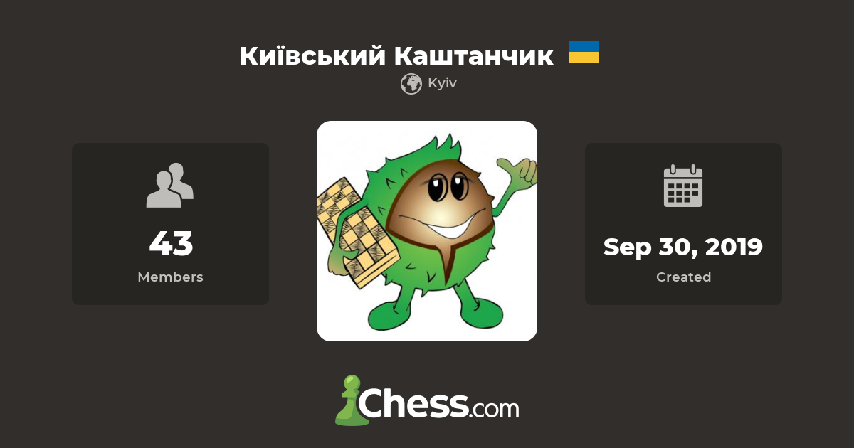 Київський Каштанчик - Chess Club - Chess.com