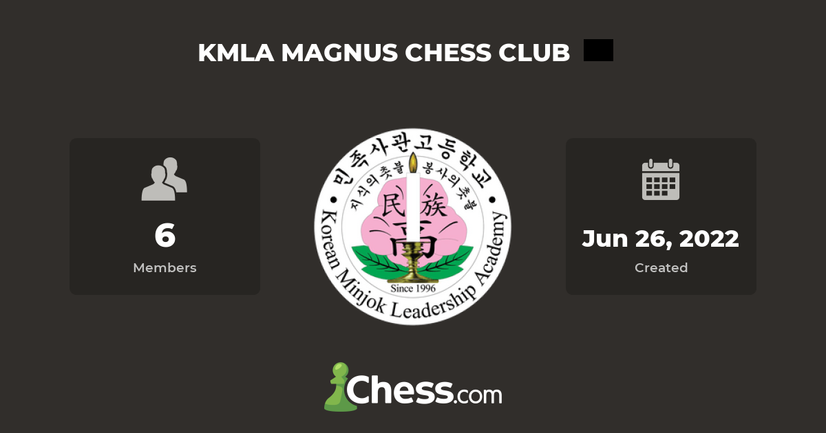 KMLA MAGNUS CHESS CLUB - Chess Club - Chess.com
