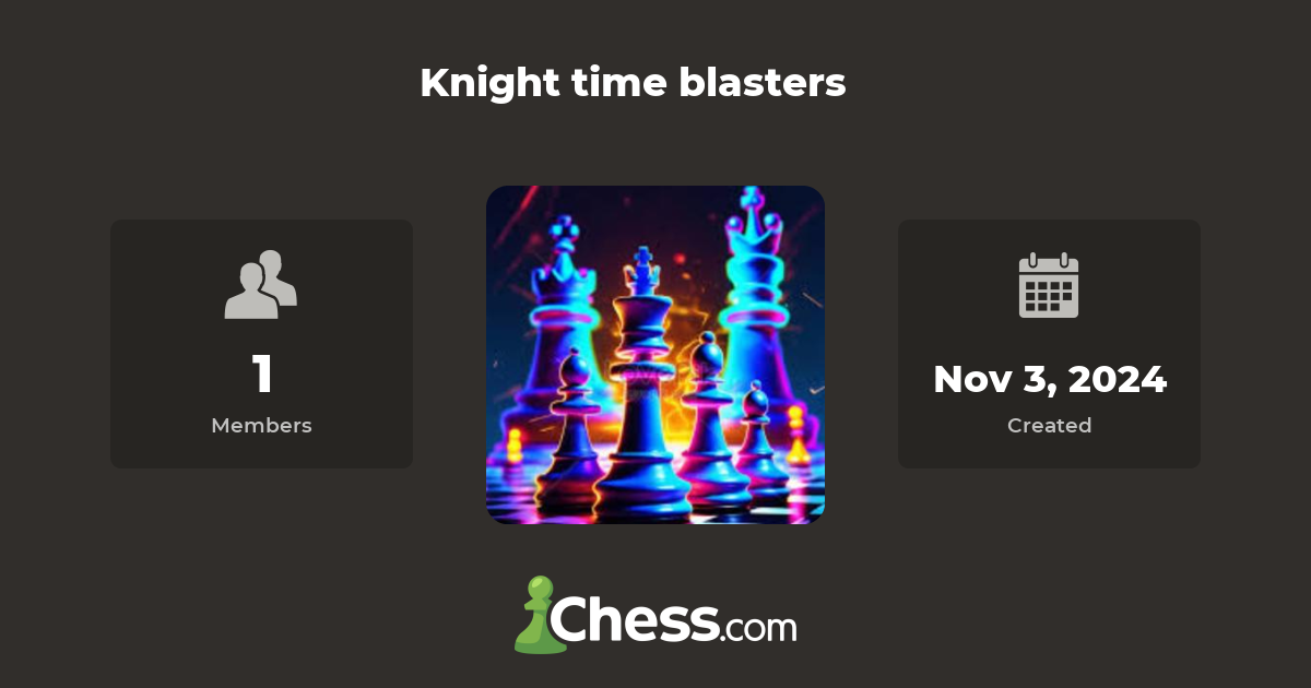 Knight time blasters - Chess Club - Chess.com
