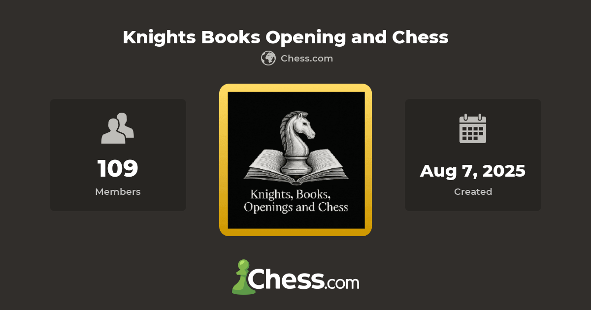 Knights Books Opening and Chess - Chess Club - Chess.com
