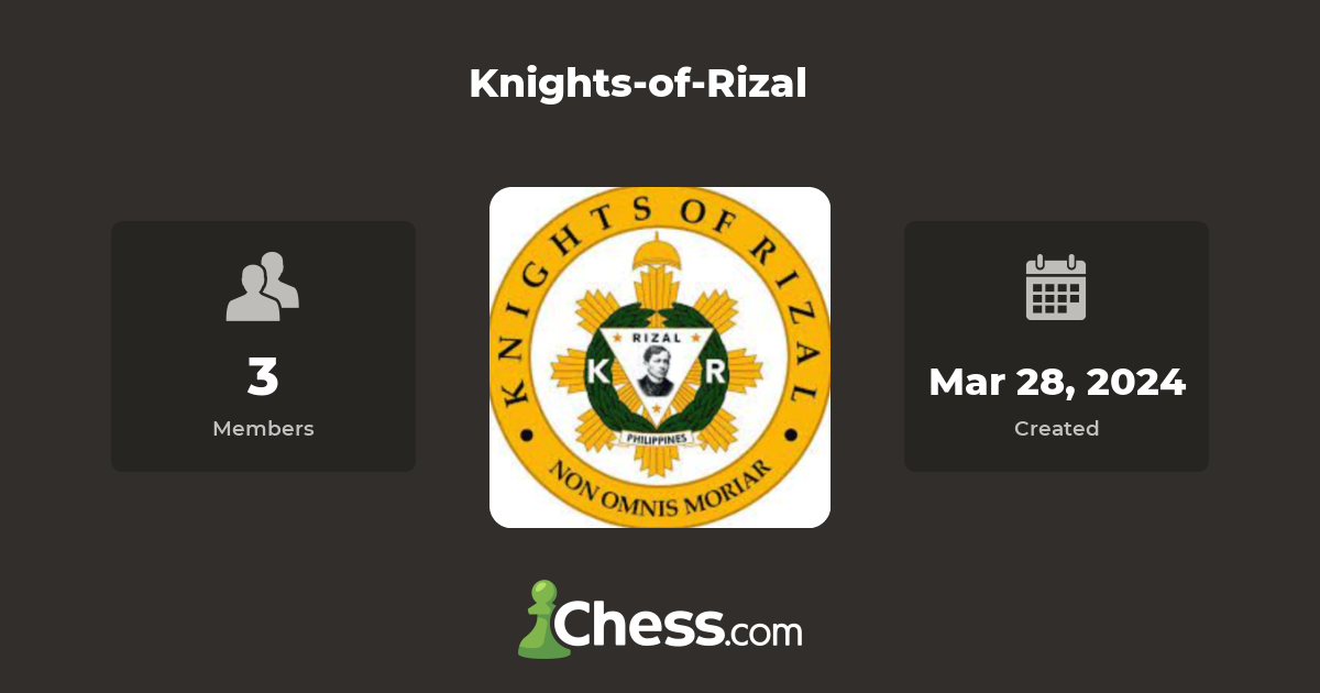 Knights-of-Rizal - Chess Club - Chess.com