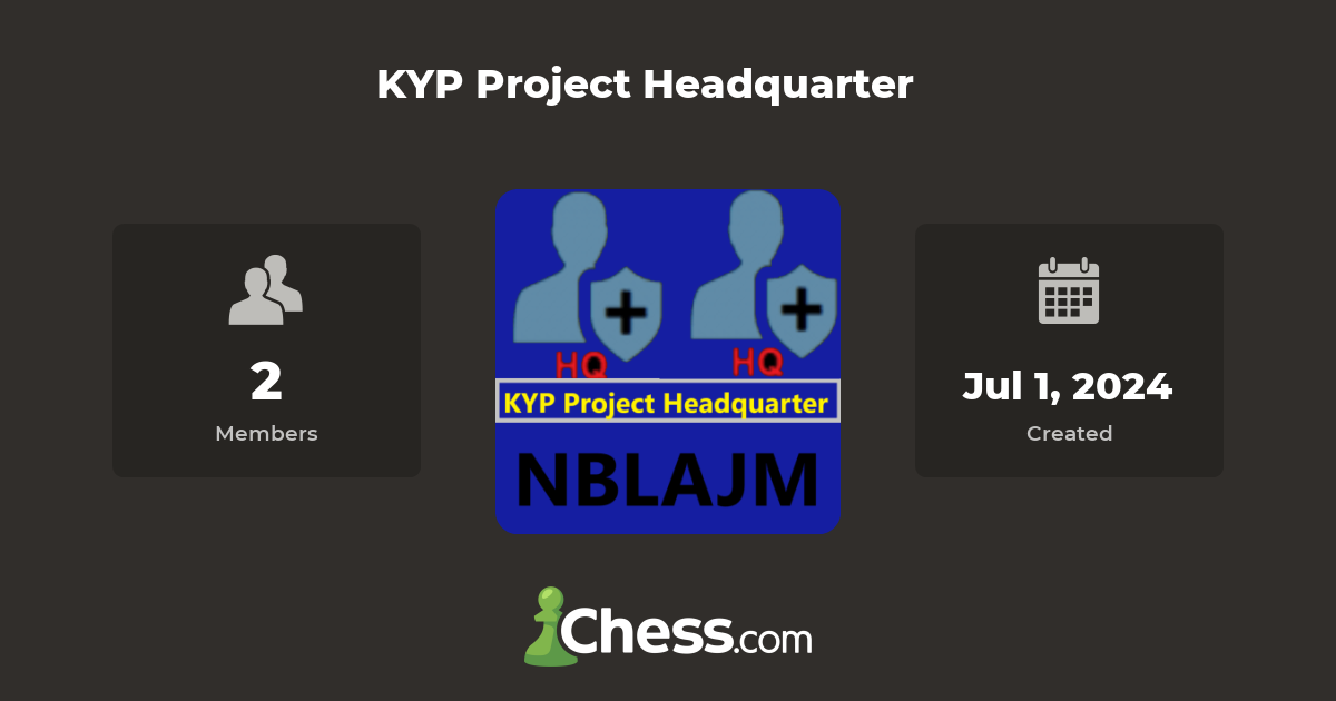 KYP Project Headquarter - Chess Club - Chess.com