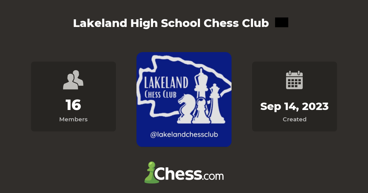 Lakeland High School Chess Club - Chess Club - Chess.com
