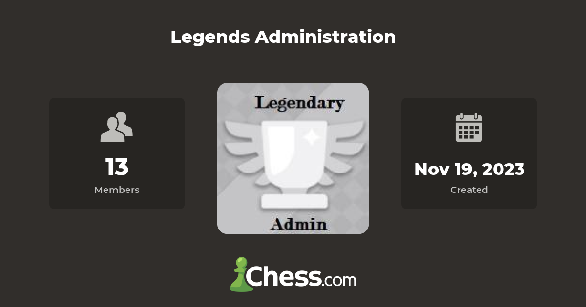 Legends Administration - Chess Club - Chess.com