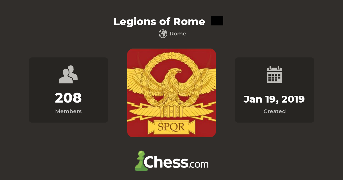 Legions of Rome - Chess Club - Chess.com