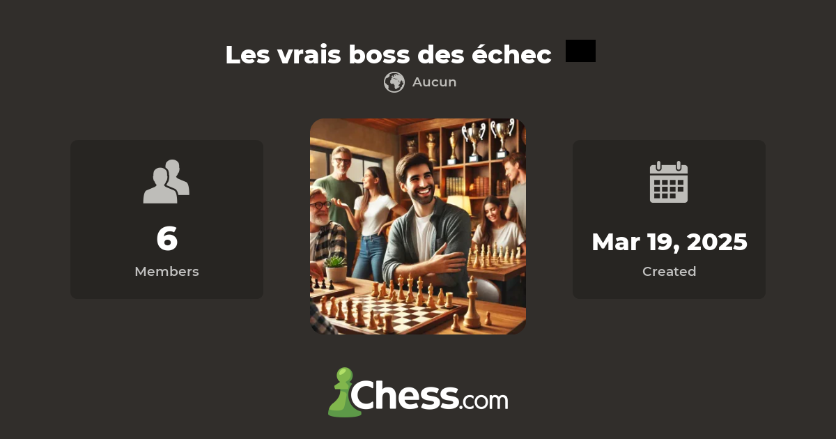 Les vrais boss des échec - Chess Club - Chess.com