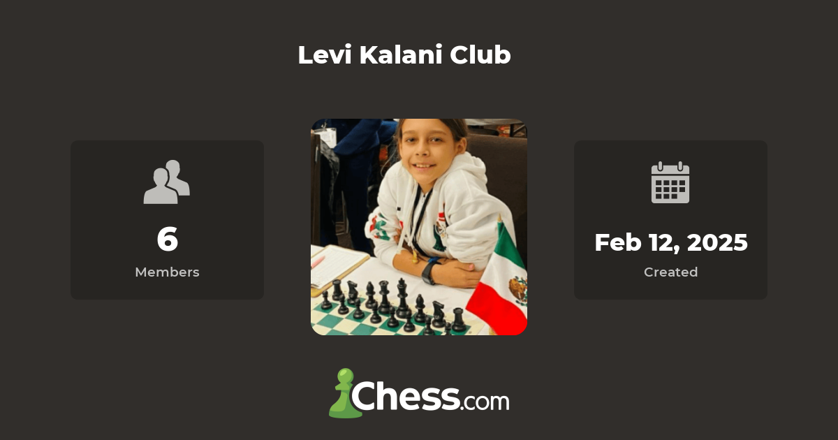 Levi Kalani Club - Chess Club - Chess.com