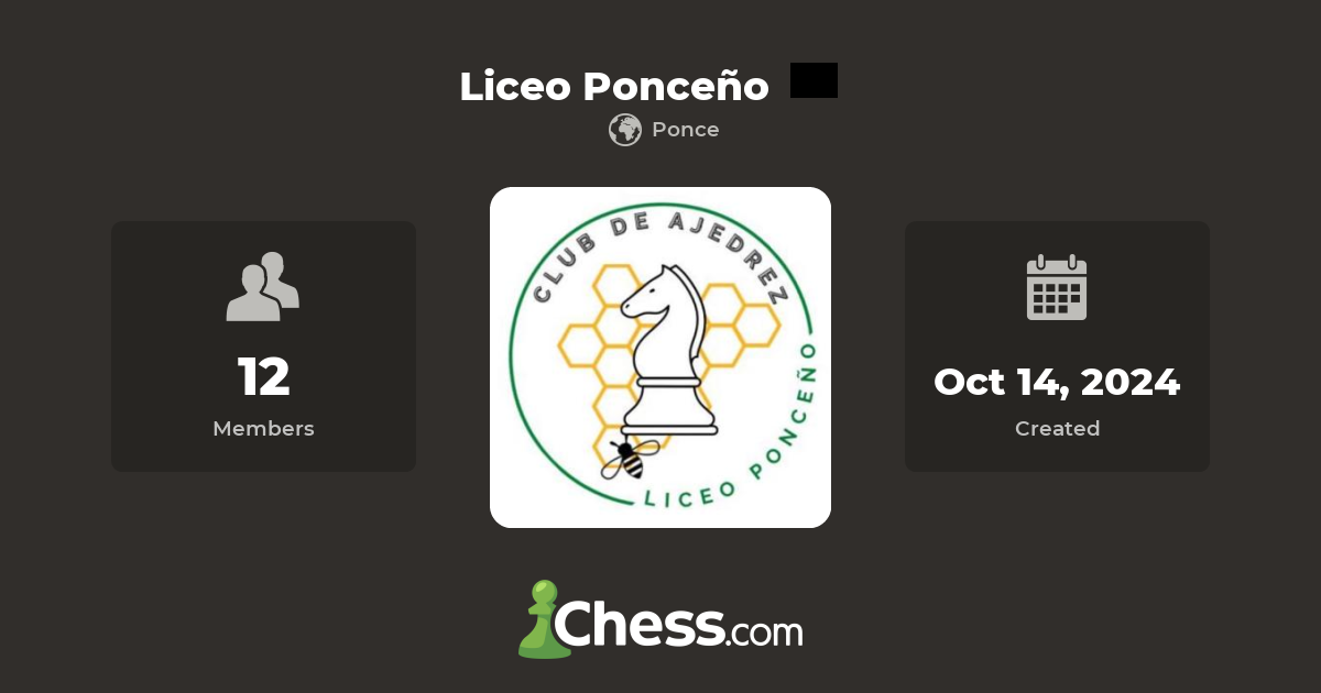 Liceo Ponceño - Chess Club - Chess.com