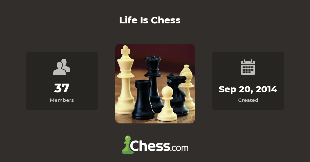 Life Is Chess - Chess Club - Chess.com